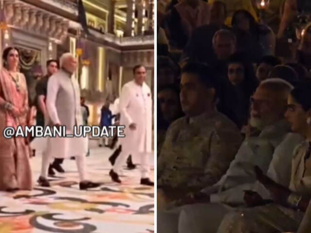 PM Modi Makes Entry With Nita, Mukesh Ambani, Sits Between Isha And ...