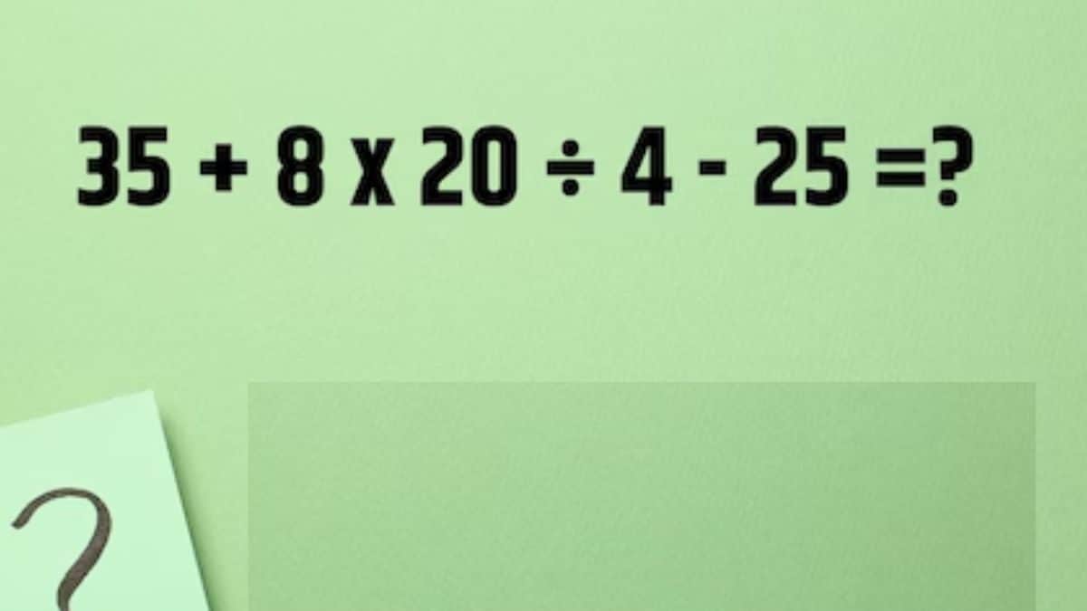 Can You Solve This Tricky Maths Equation? You Have 10 Seconds | Viral ...