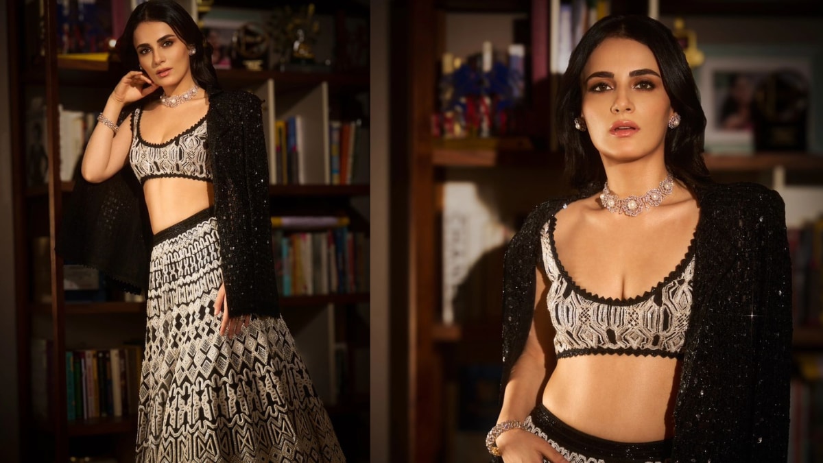 Radhikka Madan Looked All Things Chic In This Monochrome Outfit At Anant Ambani And Radhika ...