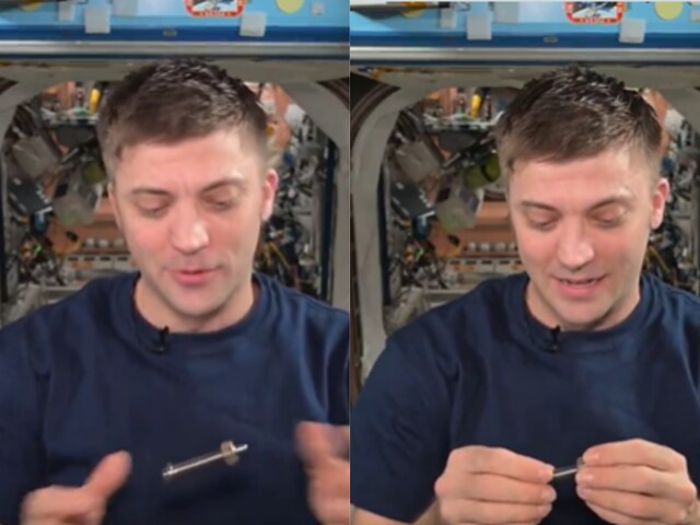 Watch: Astronaut Uses Just 'Nut And Bolt' To Create Fidget Spinner On ...