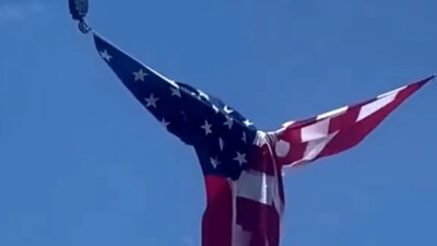 ‘Angels Watching’: Internet Sees Divine Signs In Twisted Flag Before ...