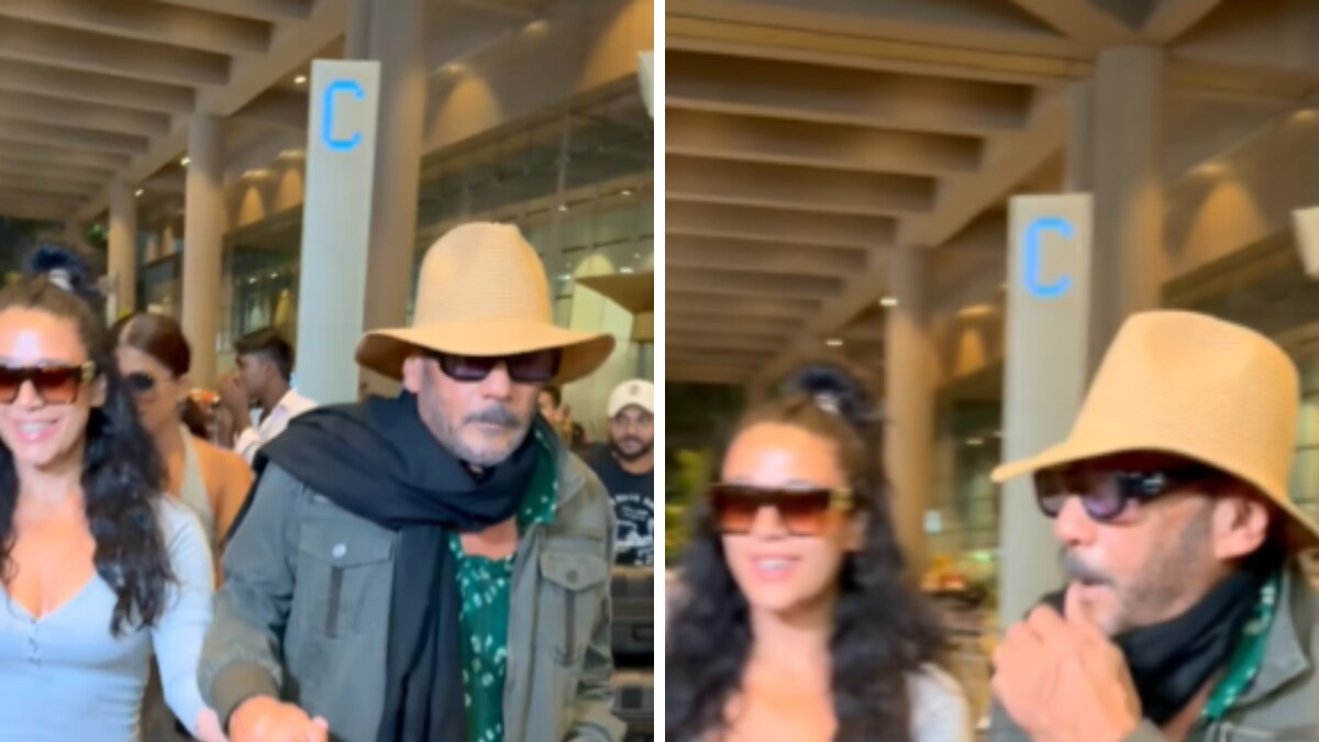 Proud Father Jackie Shroff Arrives To Pick Daughter Krishna From ...