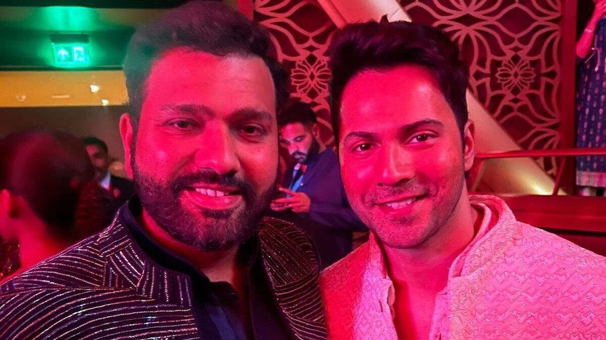 Varun Dhawan Hugs Rohit Sharma, Calls Him 'Mumbai Raja' After India's ...