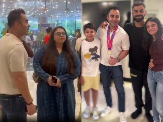Virat Kohli's Family Arrives At ITC Maurya To Meet The T20 World Cup ...