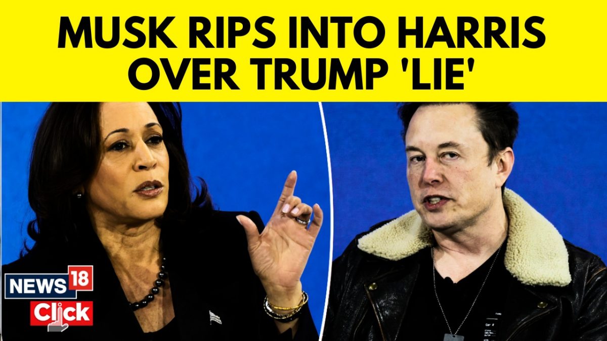 Elon Musk Rips Into Kamala Harris Over Donald Trump Lie - News18