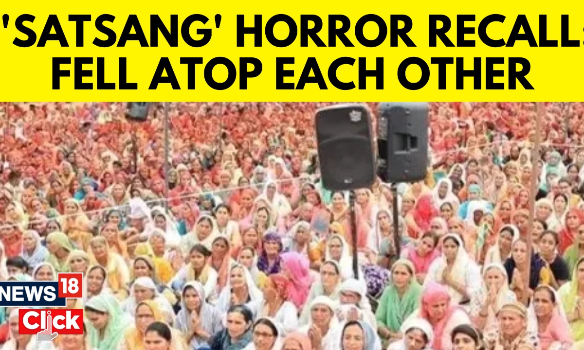 Hathras stampede: Eyewitnesses narrate the horror of stampede unfolded ...