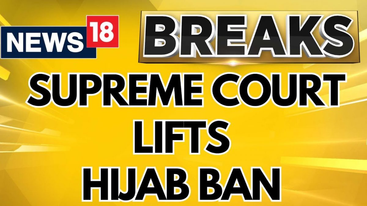 Supreme Court Lifts Hijab Ban In Mumbai College, Asks Why Tilak, Bindi ...