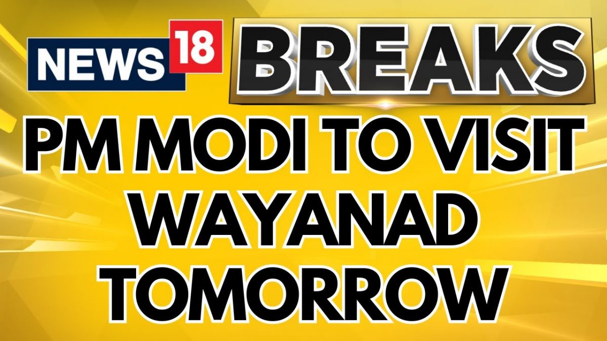 PM Modi To Visit The Landslide Affected Areas Of Wayanad Tomorrow ...