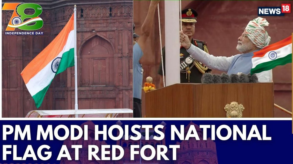 Independence Day 2024 Pm Modi Hoists The National Flag At Red Fort On