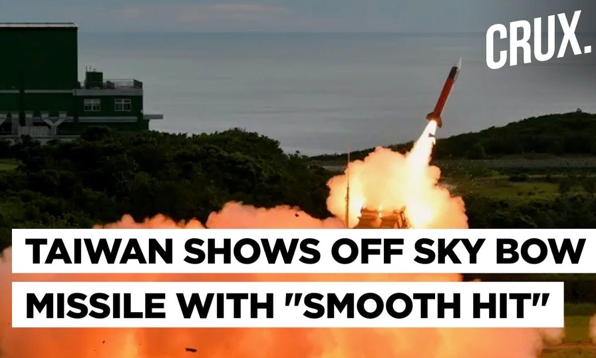 Taiwan Test Fires Patriot & Sky Bow Missiles, Simulates "Enemy Fighters ...