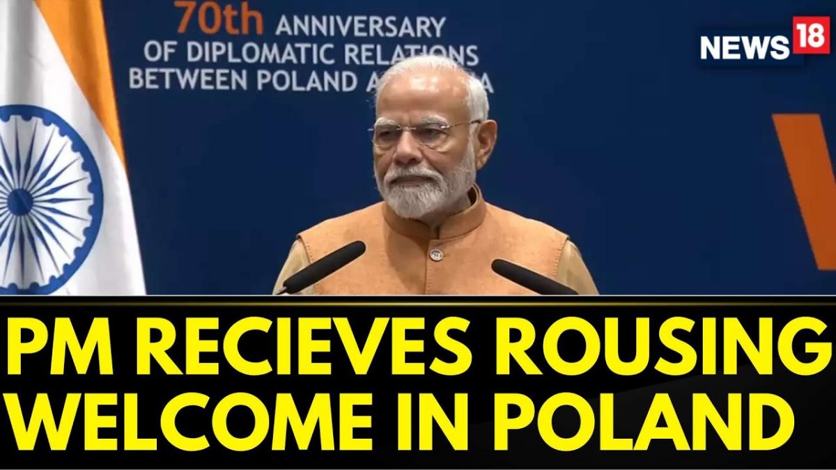 PM Modi In Poland | PM Modi Received A Rousing Welcome In Poland ...