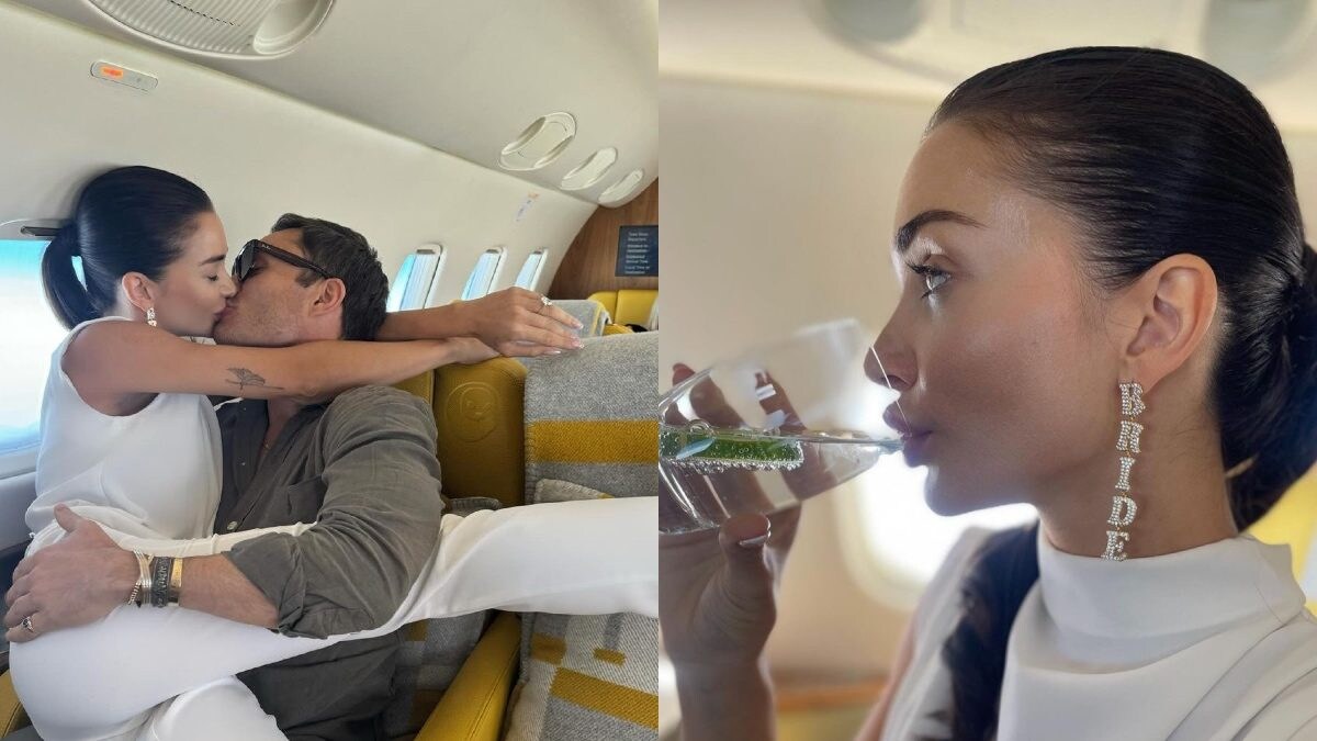 Amy Jackson and Ed Westwick Share Steamy Kiss As They Jet to Amalfi for ...