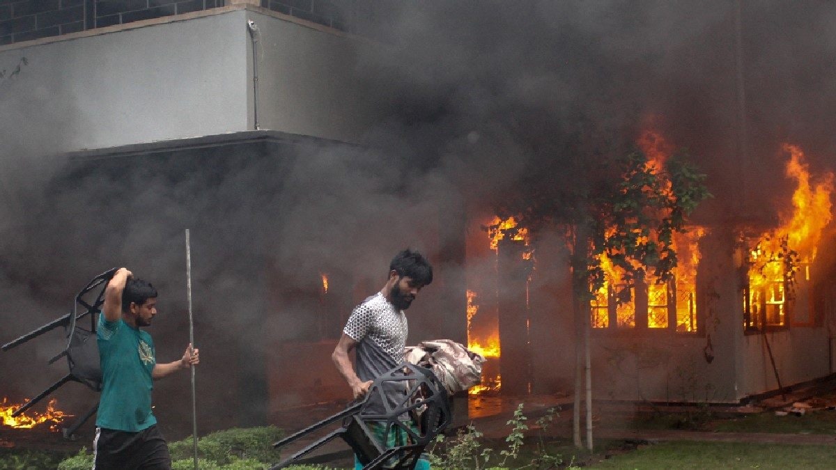 Awami League Offices Torched, Parliament Dissolved, Temples Damaged: Bangladesh Burns, Posing ...