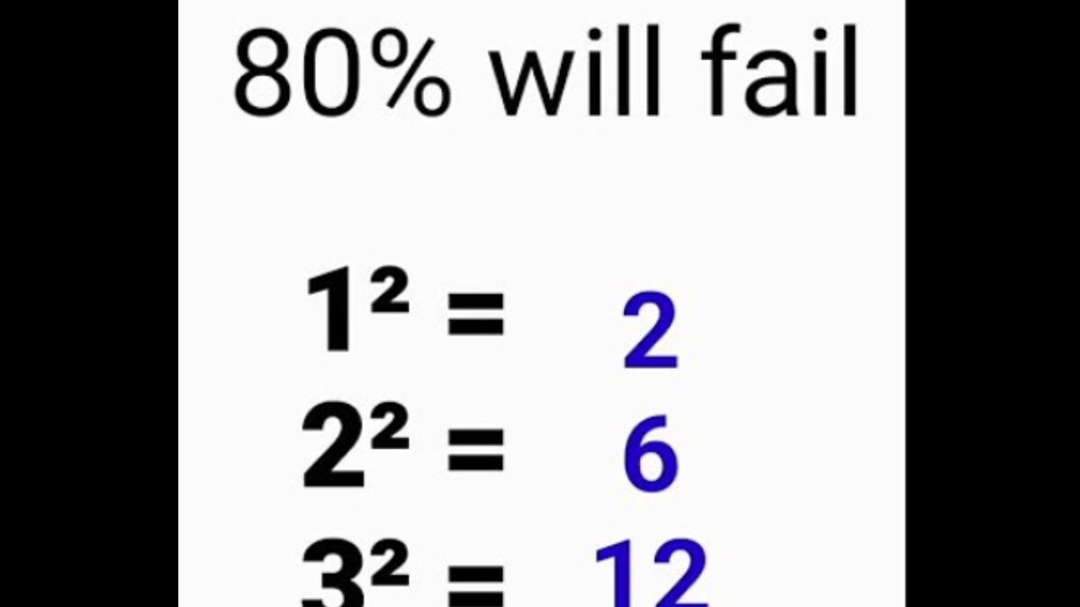 80 Will Fail This Tricky Maths Brain Teaser Can You Crack It News18