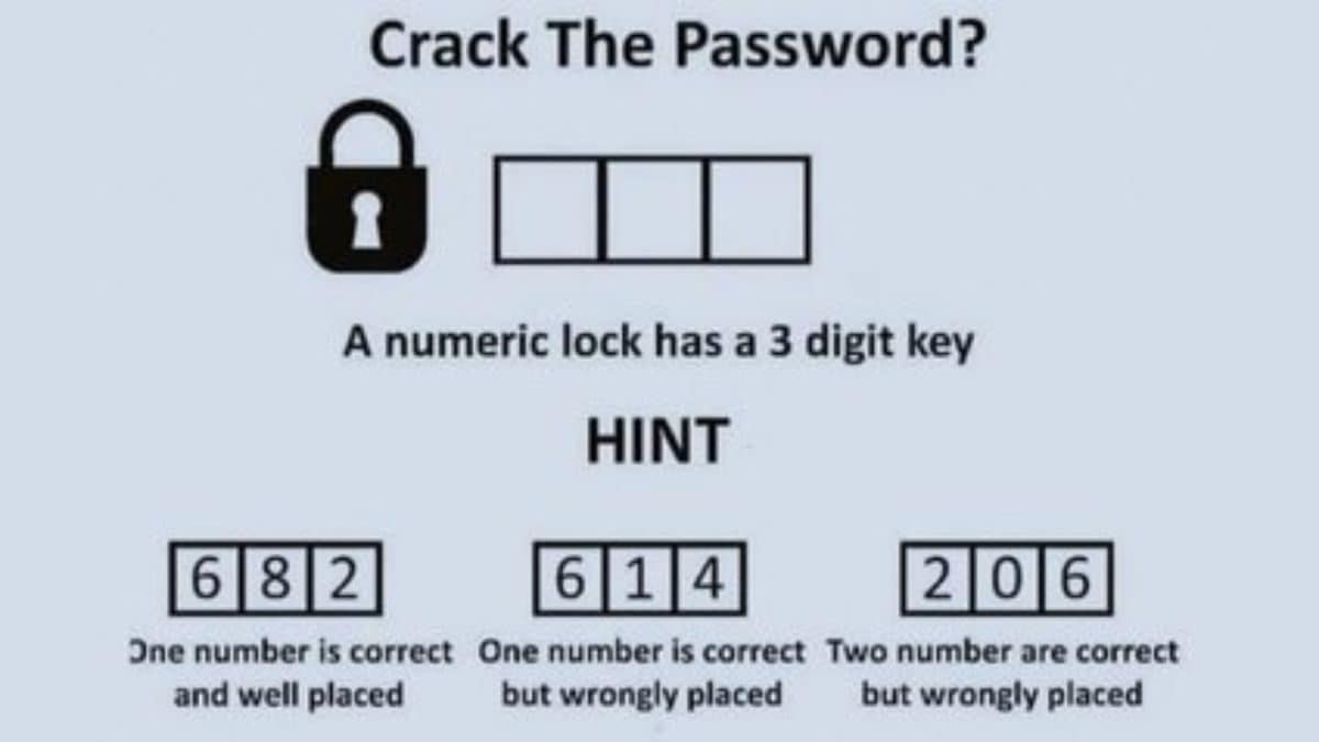 Viral Brain Teaser: Can You Crack the Three-Digit Code of This Lock ...