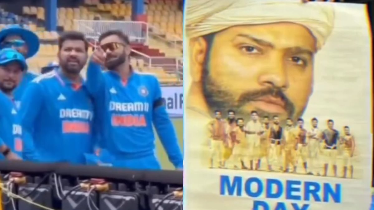 WATCH: Virat Kohli Can't Stop Laughing After Seeing Rohit Sharma In 'Modern-Day Lagaan ...