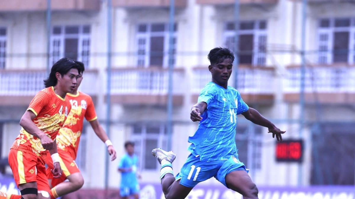 SAFF U20 Championship: Nine Men India Beat Ten Men Bhutan in Group B ...