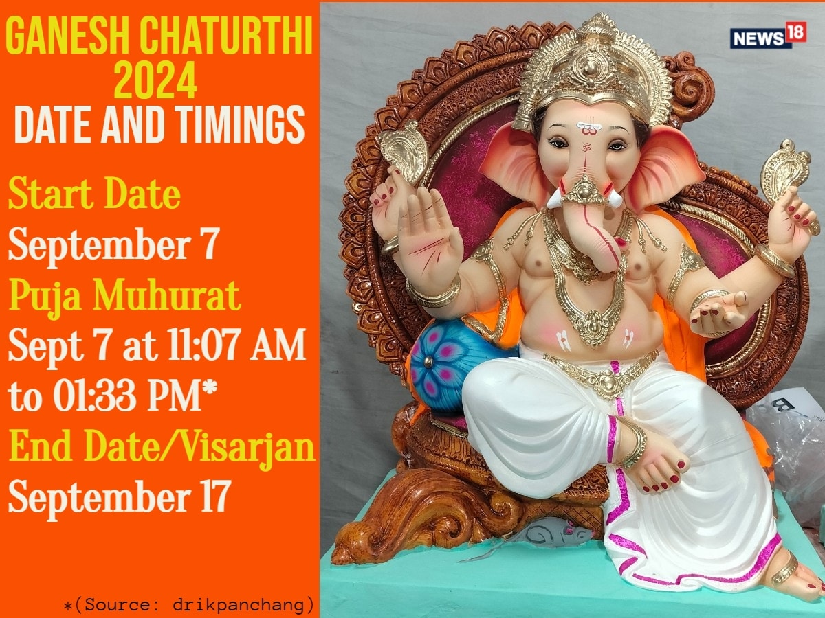 Ganesh Chaturthi 2024 Puja Muhurat Significance Rituals Puja Samagri and More News18