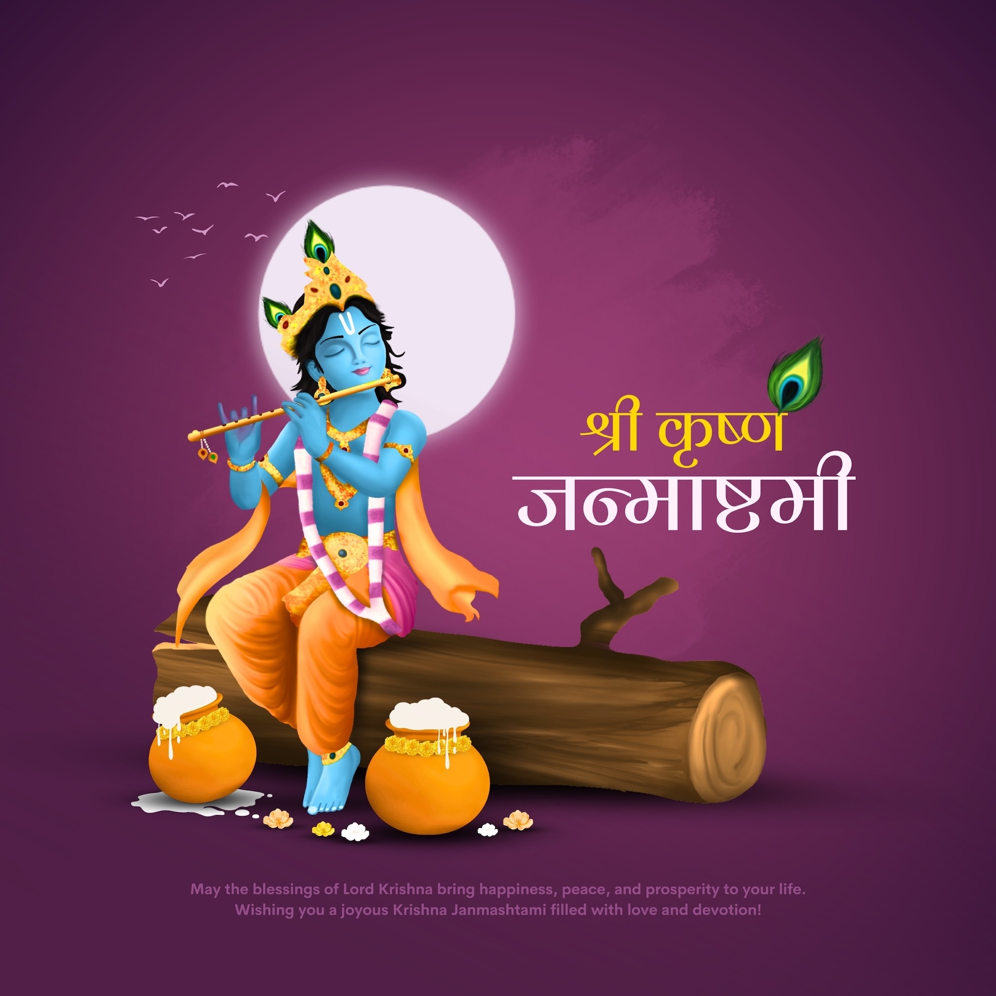 Lord krishna janmashtami images store