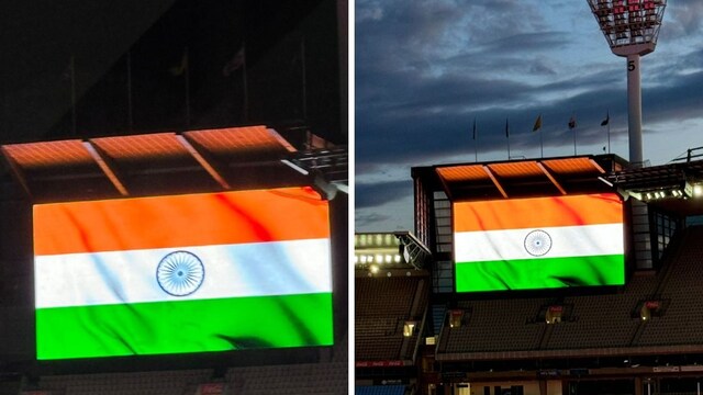 Tri-color Displayed at MCG as Cricket Australia Presents ODI World Cup ...