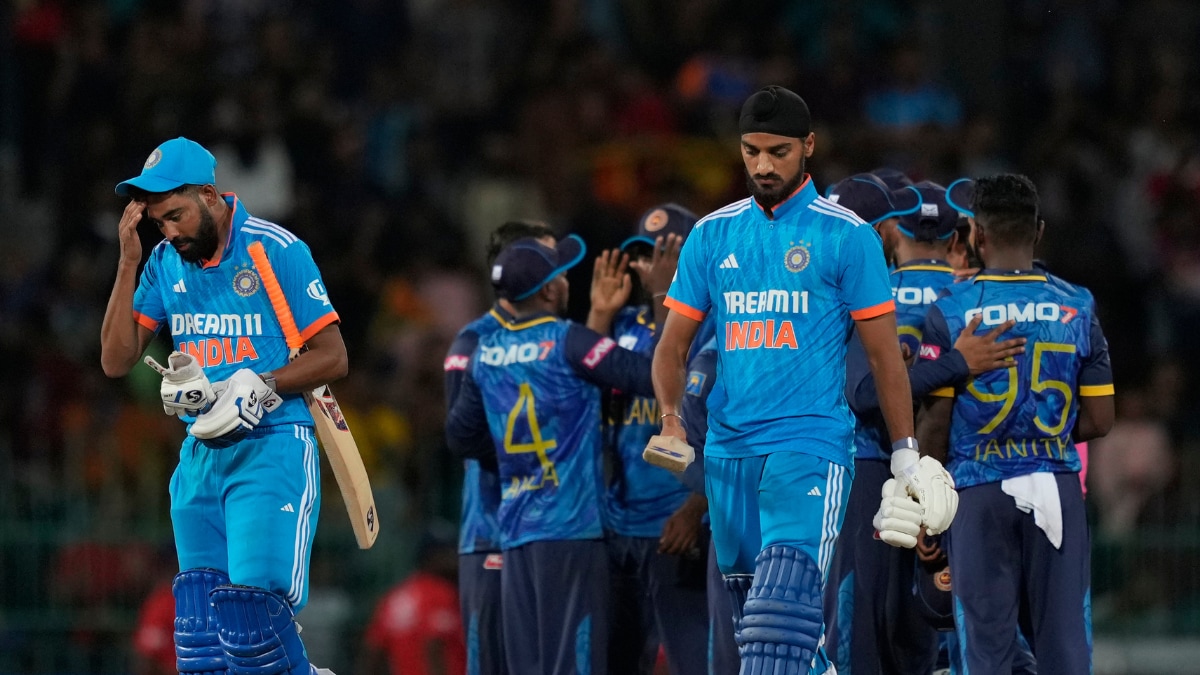 1st IND-SL ODI Ends In A Tie After Rohit & Co Fail To Chase 231; Full ...