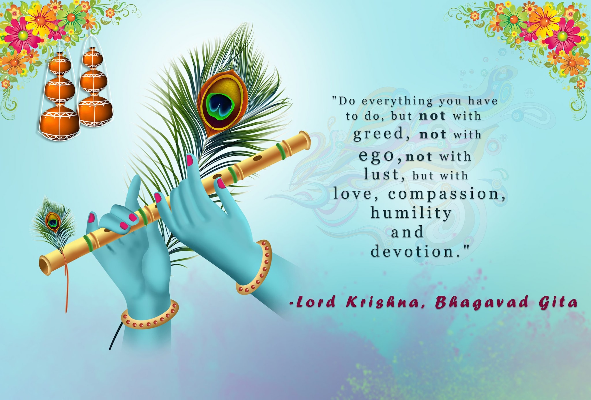 65 Top Shri Krishna Quotes Bhagavad Gita Quotes In English
