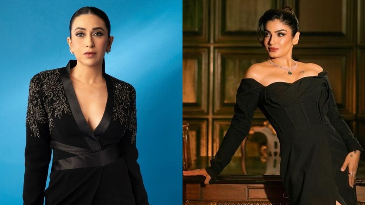 When Karisma Kapoor and Raveena Tandon 'Hit Each Other' With Their Wigs ...