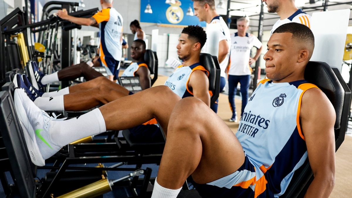 Kylian Mbappe Completes First Real Madrid Training Session | Football ...