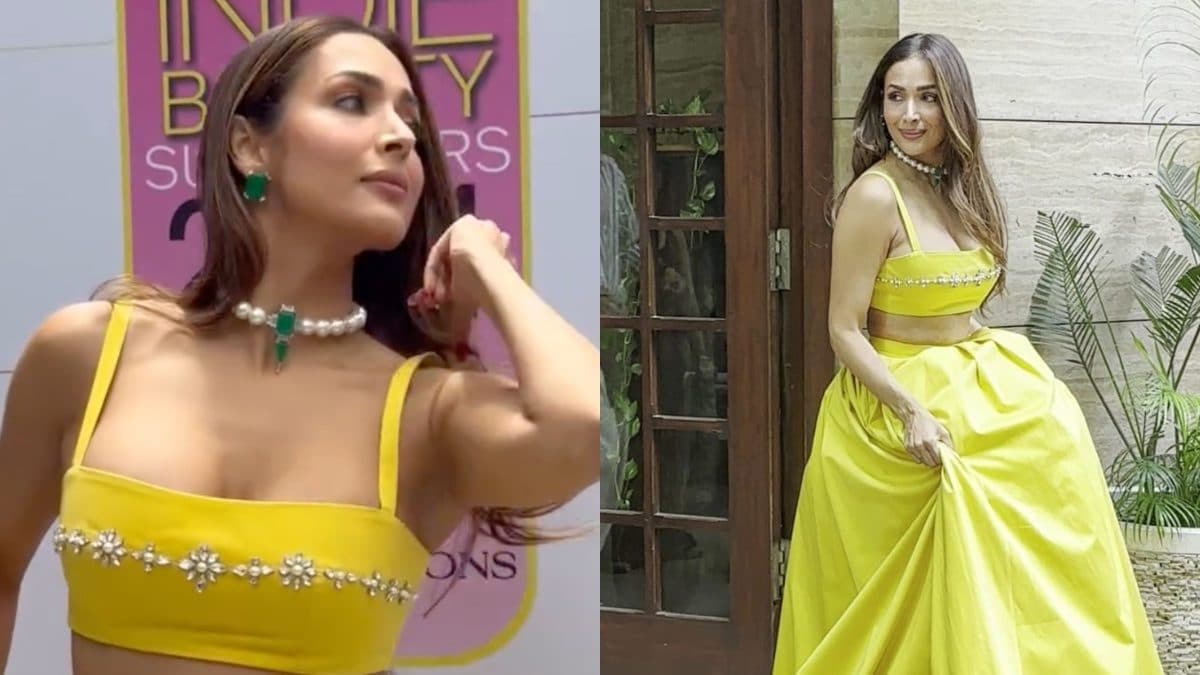 Malaika Arora Makes Heads Turn In Yellow Blouse at Event, Video Goes Viral | Watch | Movies News ...
