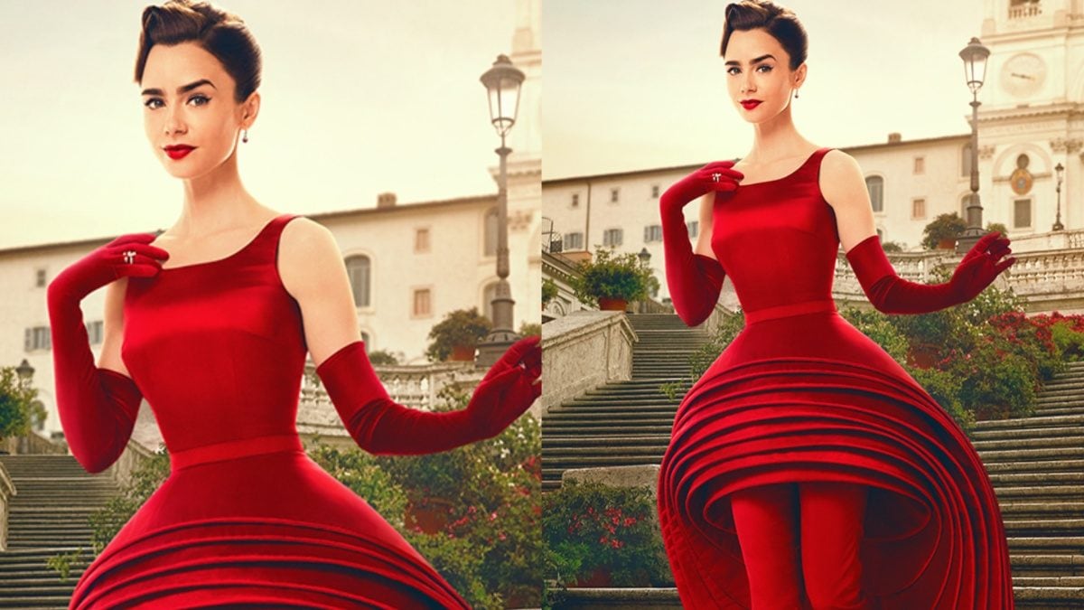 Emily In Paris: Lily Collins Dazzles In Roberto Cappucci's Iconic 'Nine ...