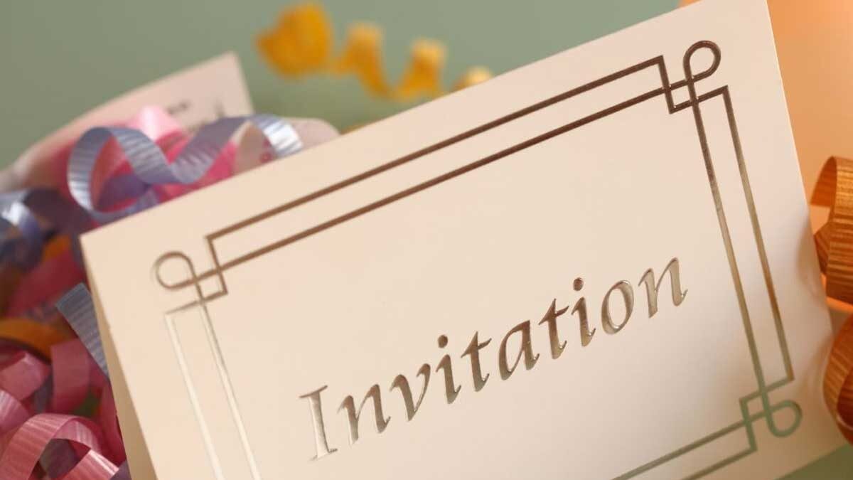 Couple’s Unique ‘Not Invited’ Wedding Cards Spark Debate, Guests Asked ...