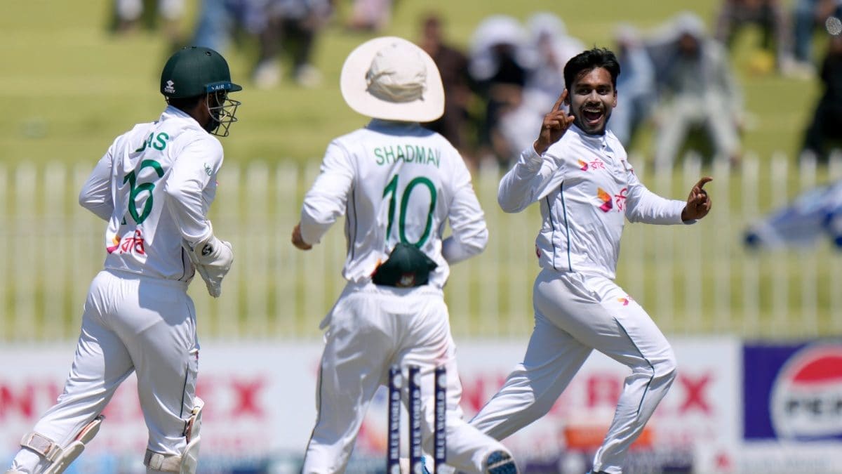 Mehidy Hasan Miraz Takes 5 As B'desh Dismiss Pakistan For 274 Runs In ...
