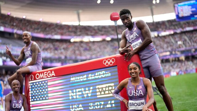 Paris Olympics 2024, Athletics: USA Set New World Record in Mixed ...