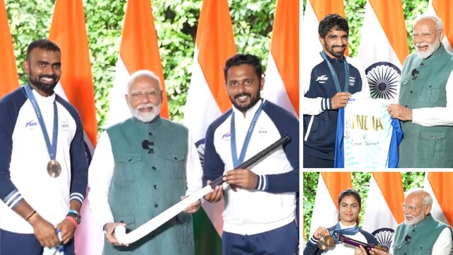 Prime Minister Narendra Modi Meets Indian Olympic Contingent on ...