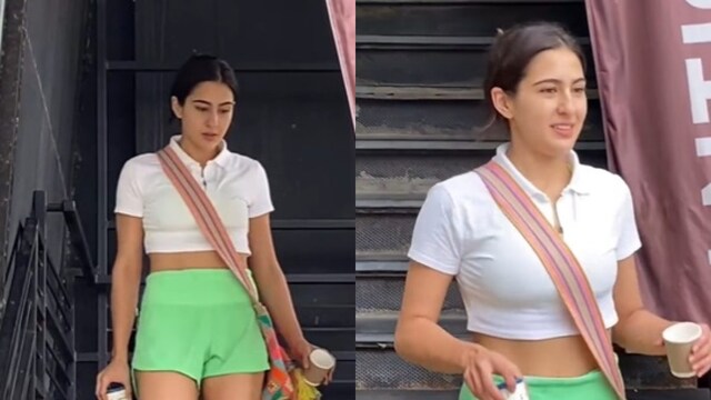 Sara Ali Khan Looks Chic In Athleisure, Smiles At Paps As She Steps Out ...