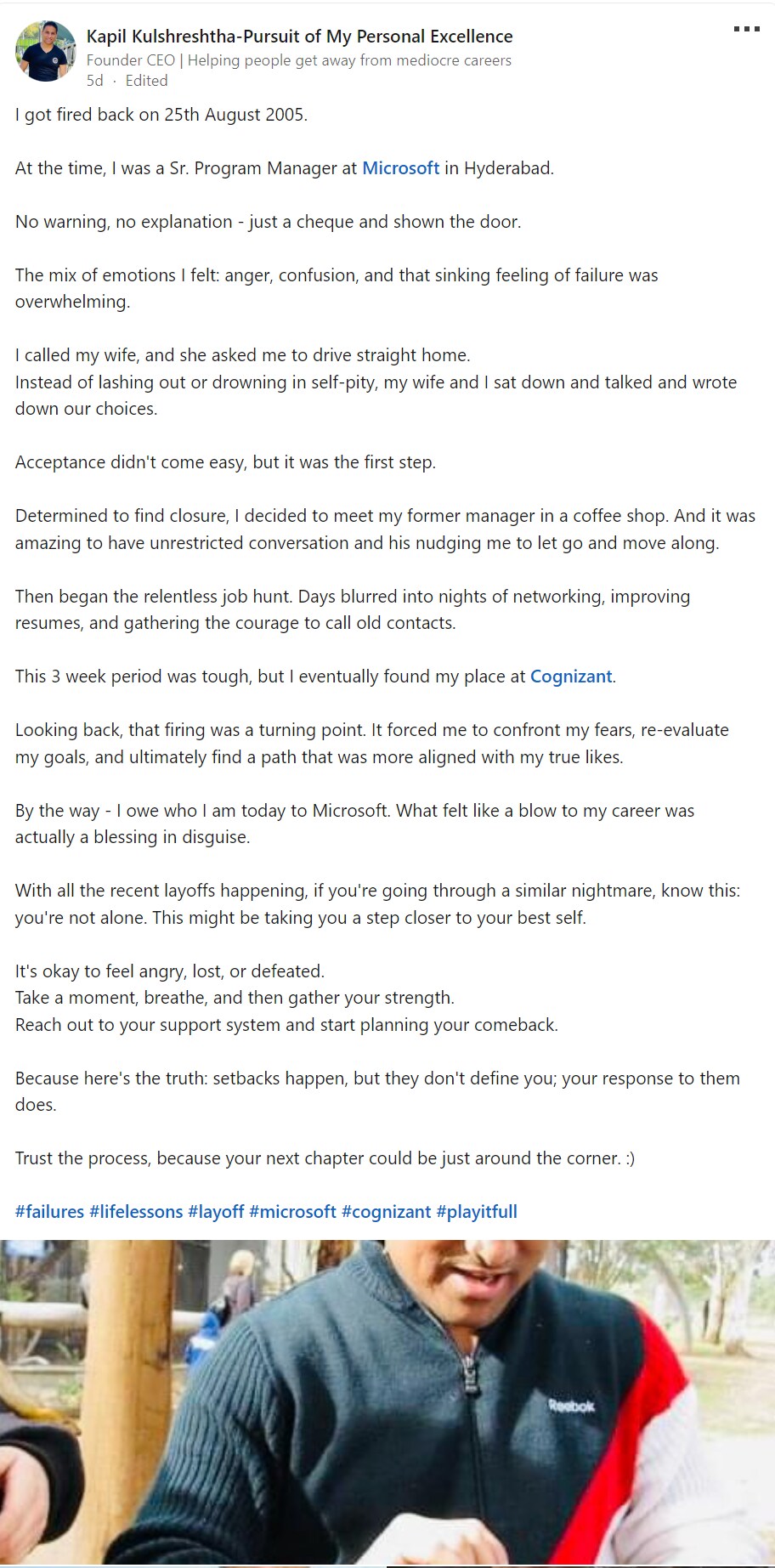 Man Says Getting Fired From Microsoft Was 'Blessing In Disguise'. His ...