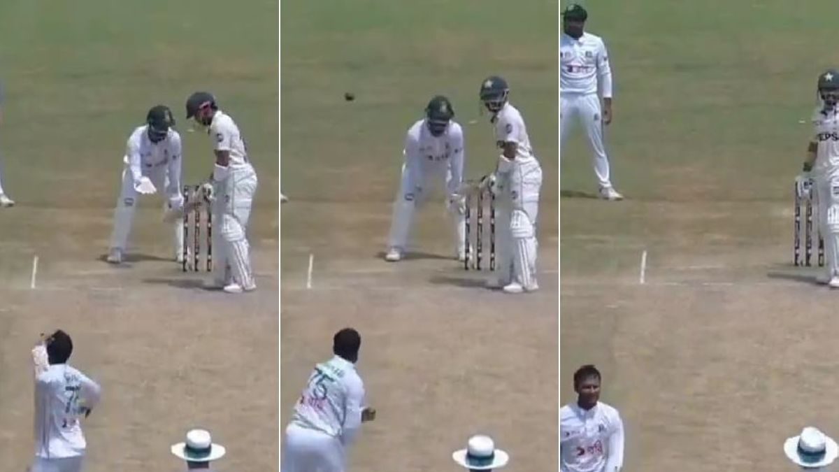 Frustrated Shakib Al Hasan Furiously Throws the Ball Towards Rizwan, Leaves On-field Unpleased ...
