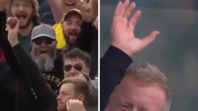 ENG vs SL, 1st Test: Spectator's One-Handed Catch With Pint on the ...