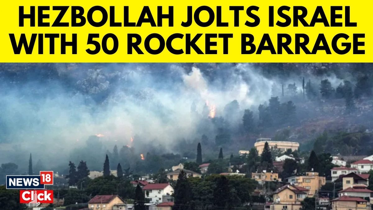 Hezbollah Strikes Jolt Israel; 50 Back-To-Back Attacks In Beit Hillel ...