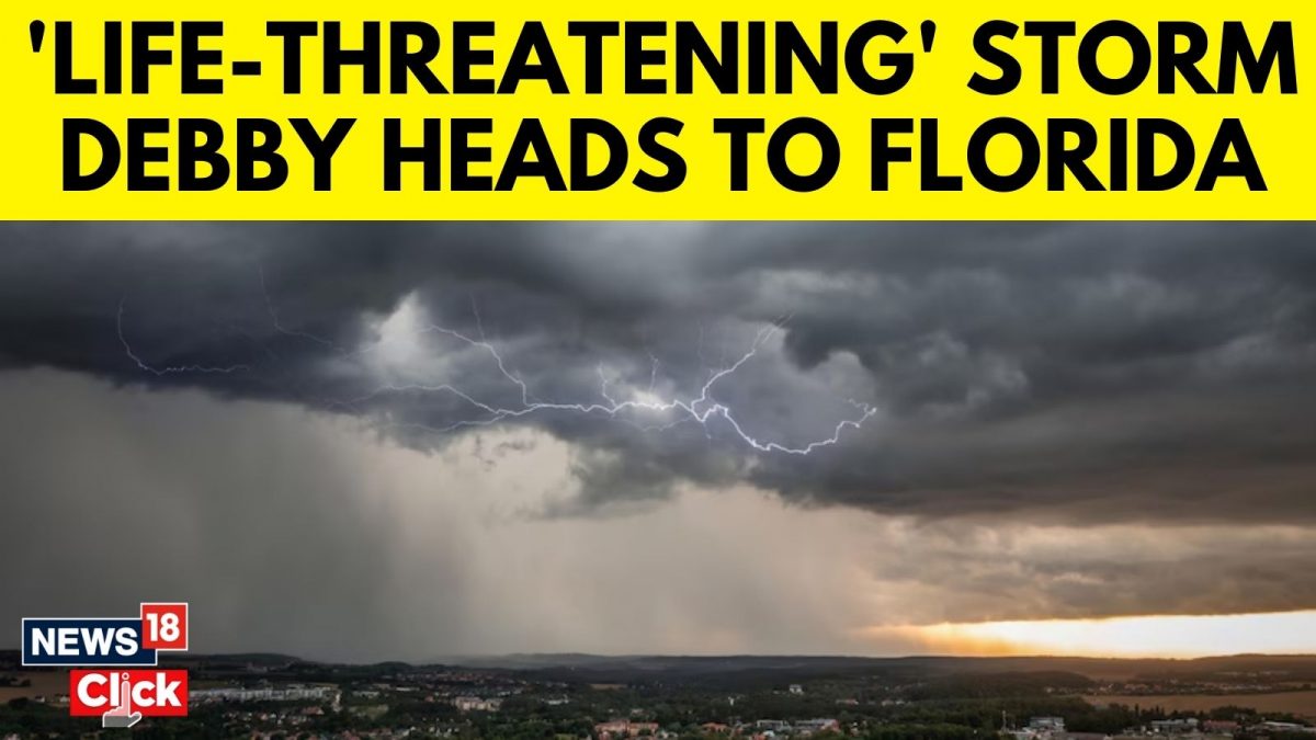Tropical Storm Debby Heads Toward Florida With Hurricane Warnings in ...