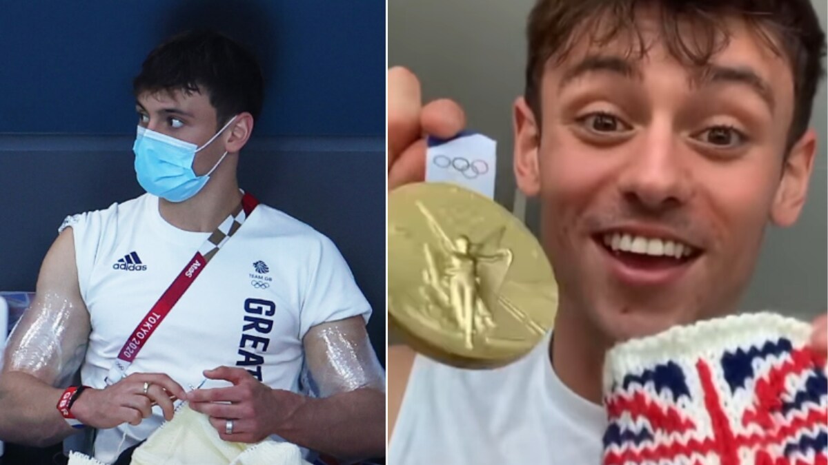 Paris Olympics 2024 Gold Medalist Tom Daley Knitting Crowd - News18