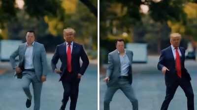 Elon Musk And Donald Trump Dance To Stayin' Alive In Viral AI Video, We ...