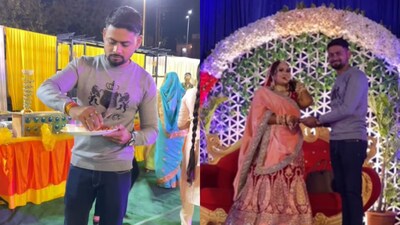 Uninvited Guest at Wedding Enjoys Costly Feast, Surprises Bride With ...