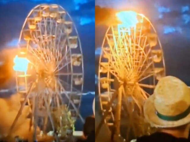 Watch: Ferris Wheel Catches Fire At German Music Festival, 65 Receive ...