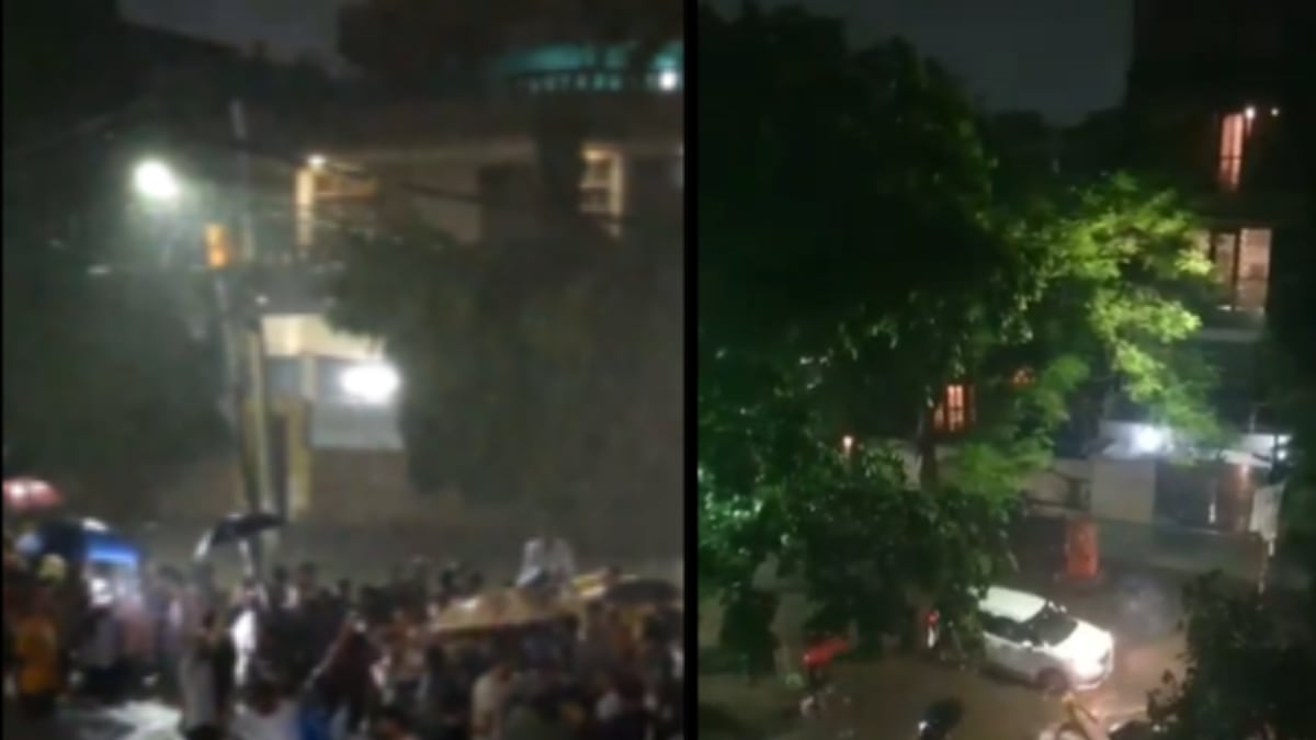 Delhi Rain Mayhem: People Share Dramatic Videos As They Weather The ...