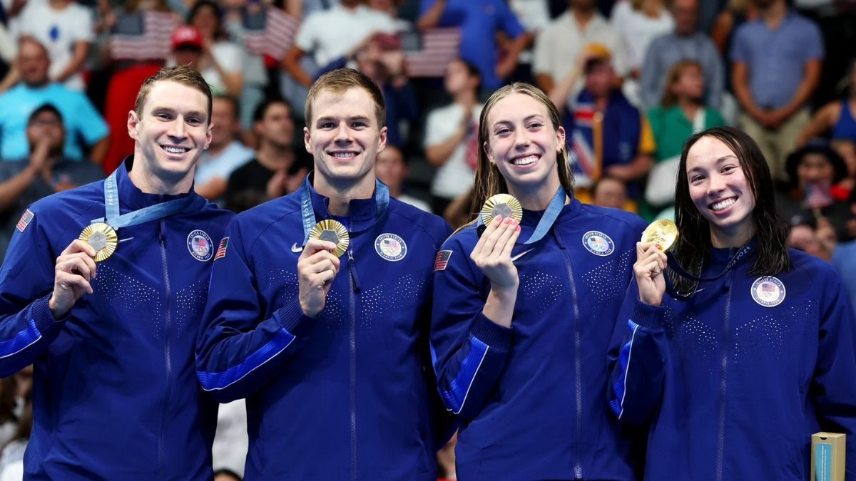 Paris Olympics 2024: US Break World Record to Win 4x100m Mixed Medley ...