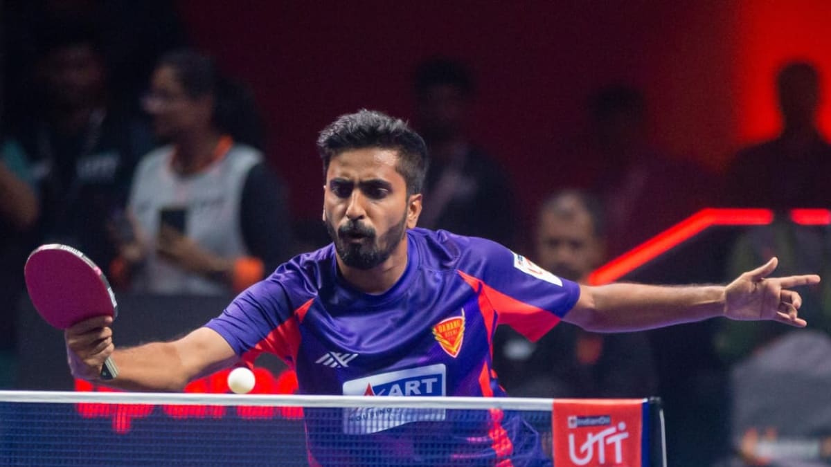 UTT 2024: Sathiyan Upsets World No. 20 Aruna but U Mumba TT Beat Dabang Delhi TTC 9-6 | Sports ...