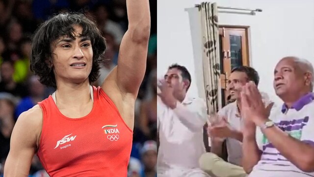 Watch: Uncle Mahavir Phogat, Villagers Celebrate Vinesh's Historic Feat ...
