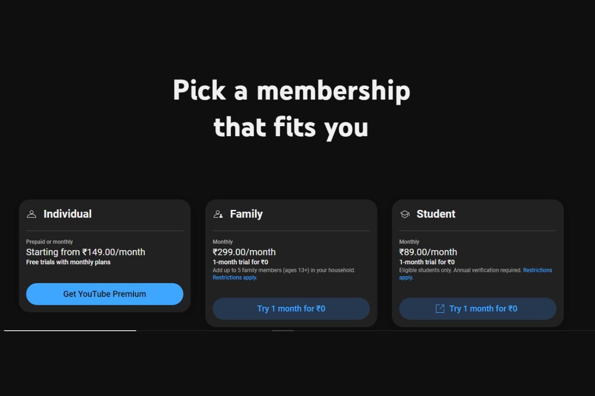 YouTube Premium Gets Costlier For Users In India: Here’s How Much You ...
