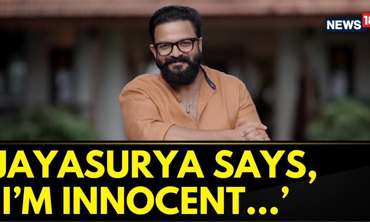 After Sexual Harassment Charges , Actor Jayasurya Issues Statement, Says, "I Am Innocent ...